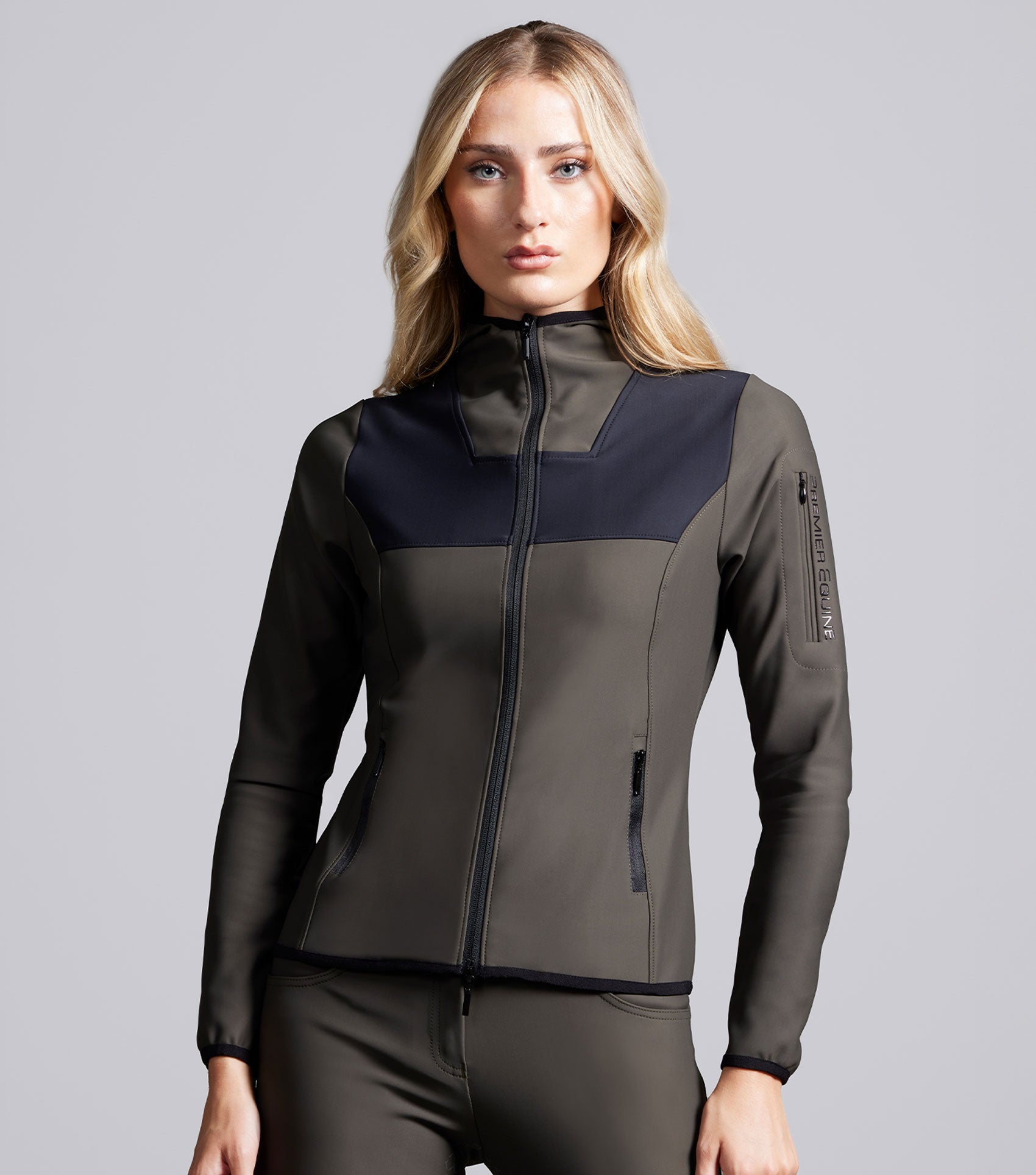 Premier Equine Elixir Womens Softshell Jacket Mosswood - Robyn's Tack ...
