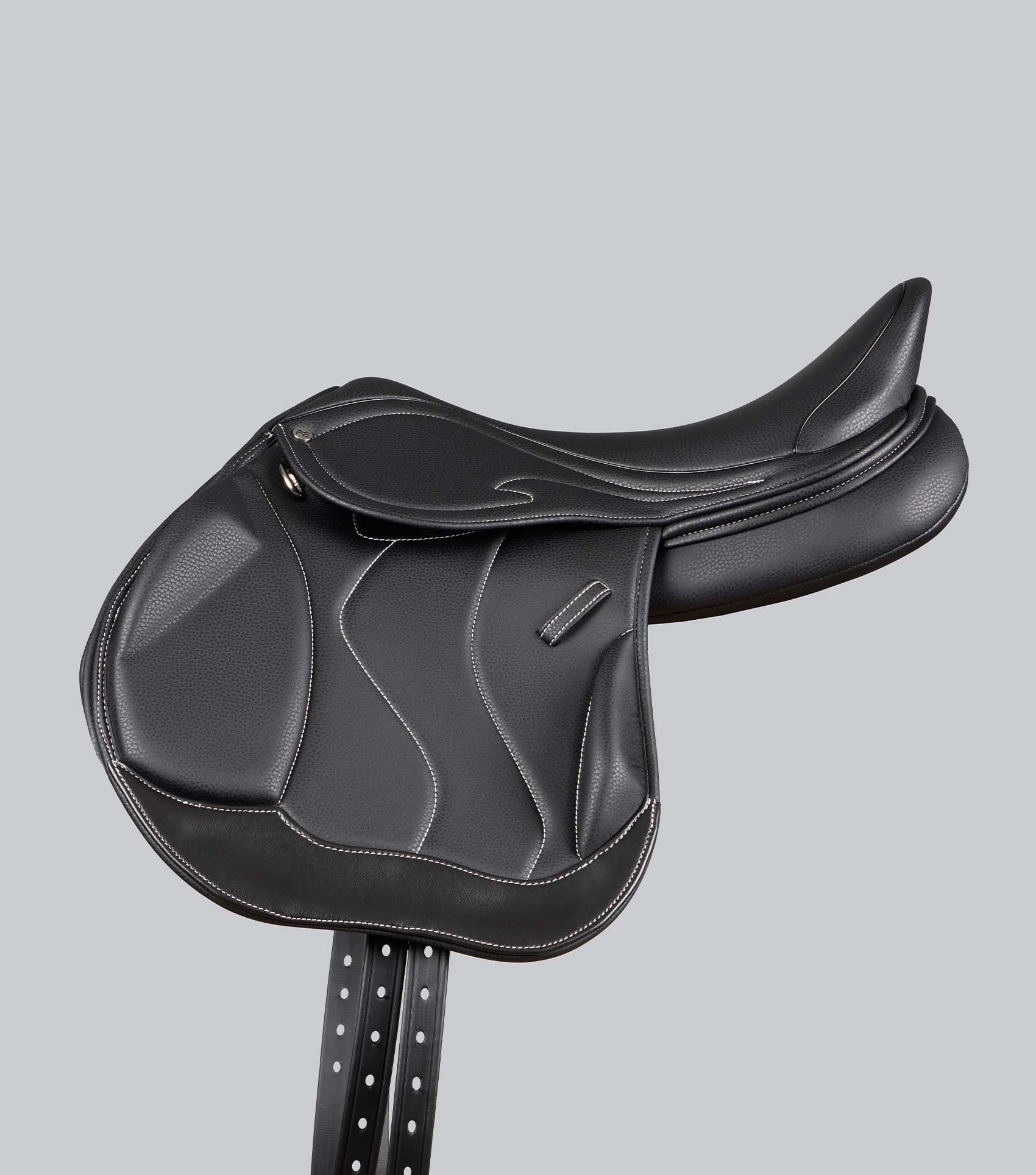 Premier Equine Rouen Synthetic Monoflap Cross Country Saddle Black ...